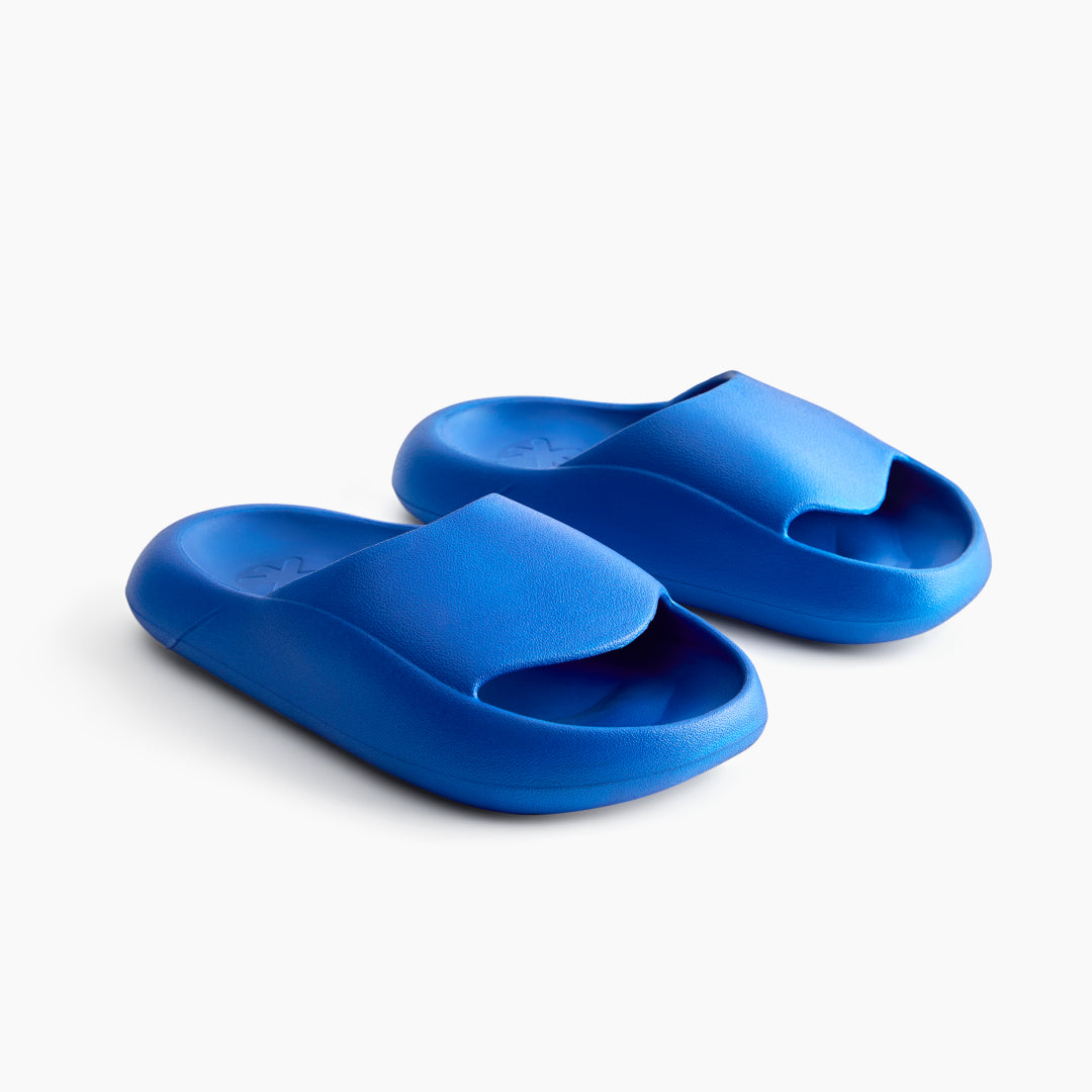 Buy Ludic Sliders in Jamun Blue - All-Day Comfort