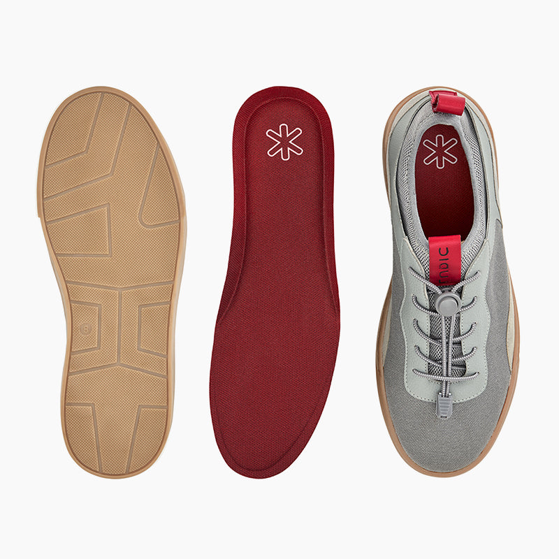 Pumice - Enhanced Canvas Pro Sneakers – Ludic