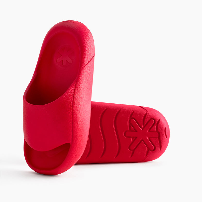 Buy Ludic Sliders in Go Red - Bold Comfort & Support